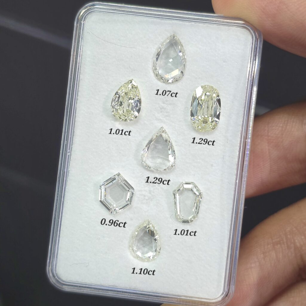 (J89) Natural Fancy color VS clarity Unique Shape Diamonds - Terra Company